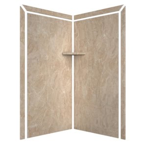 Splendor 2-Wall Shower Kit | FlexStone