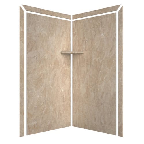 Splendor 2-Wall Shower Kit | FlexStone