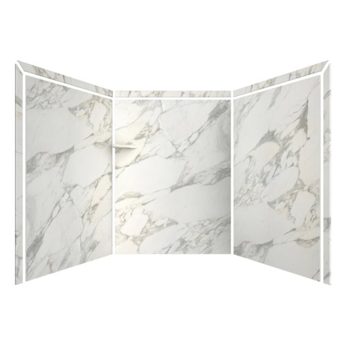 Adaptable 3-Wall Shower Kit | FlexStone