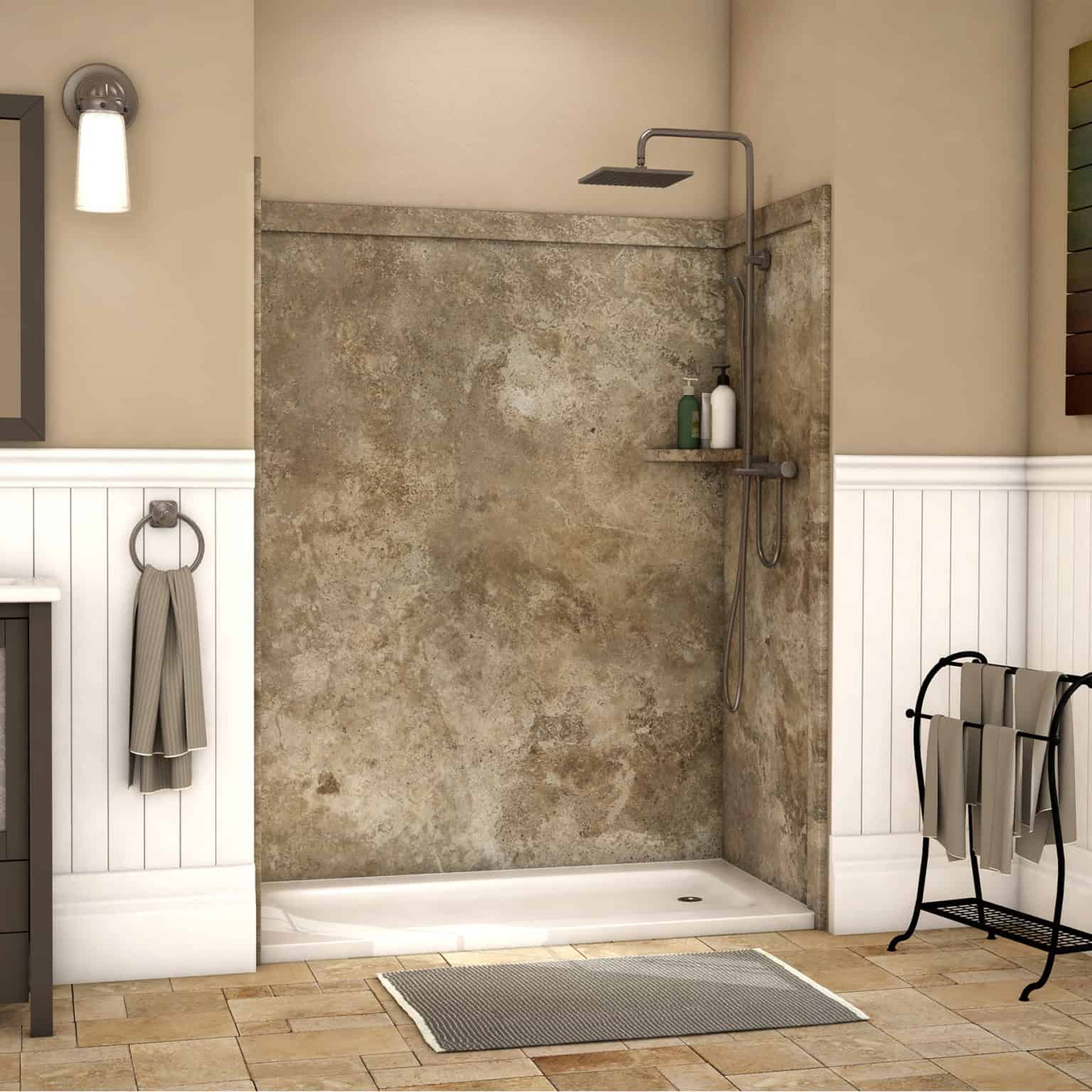 Stone-Like Shower Walls | FlexStone