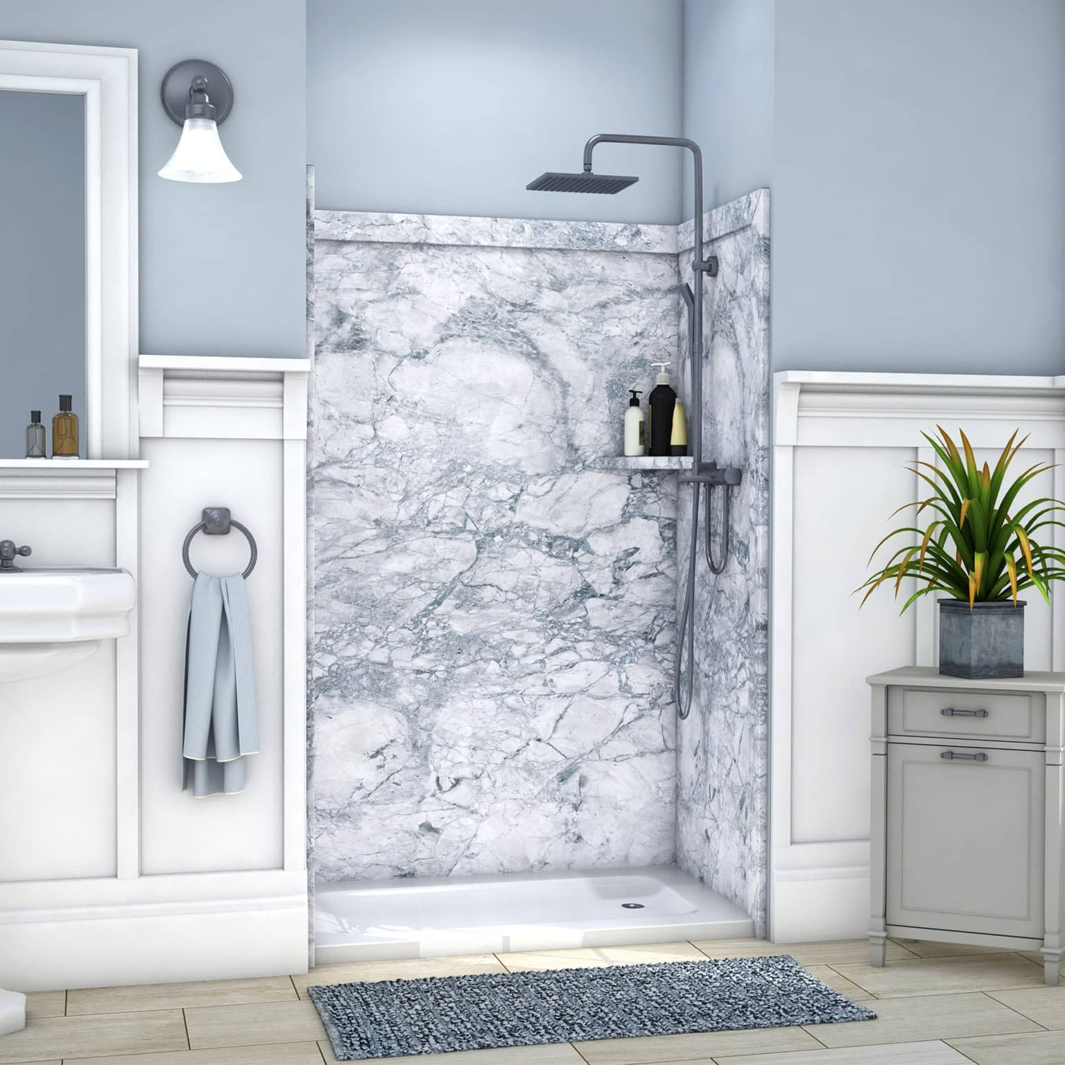 Stone-Like Shower Walls | FlexStone